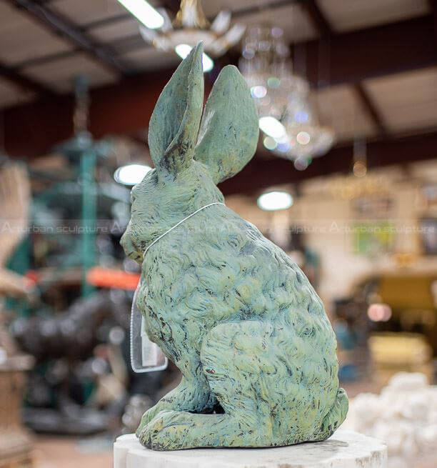 brass rabbit sculpture - Arturban Statue