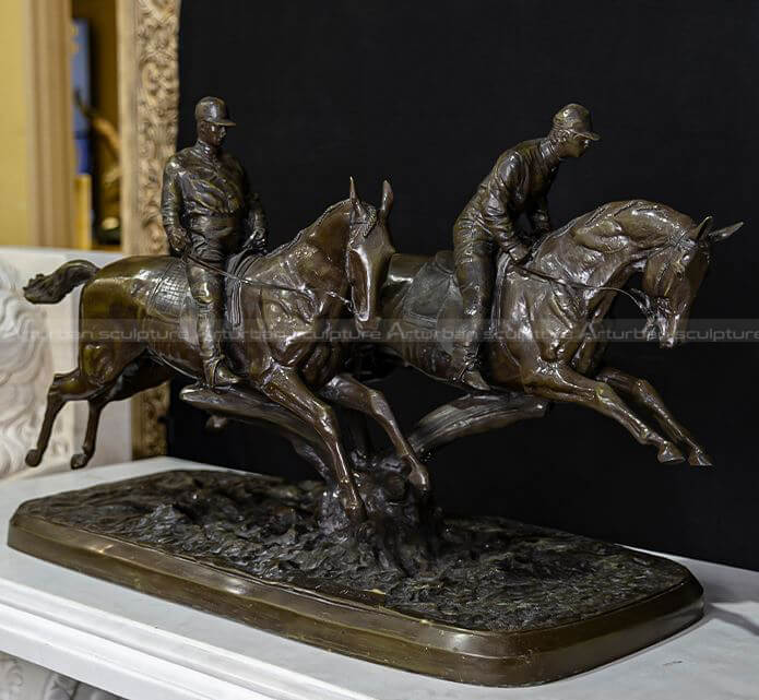 horse and rider sculpture - Arturban Statue