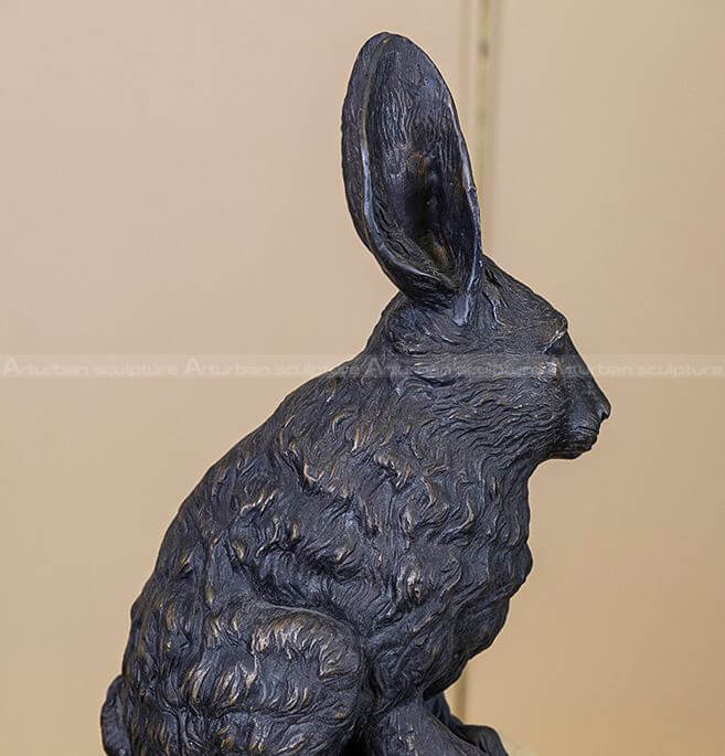 brass rabbit sculpture - Arturban Statue