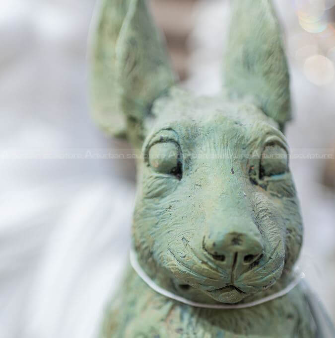 brass rabbit sculpture - Arturban Statue