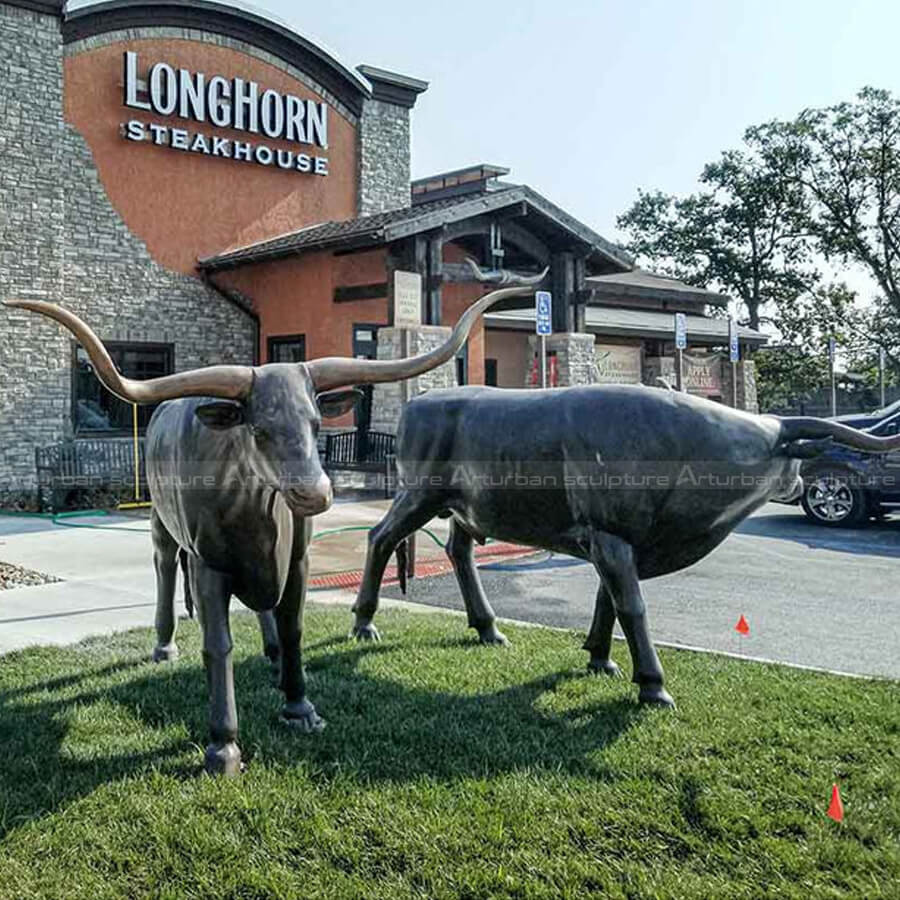 life size longhorn statue - Arturbon Statue