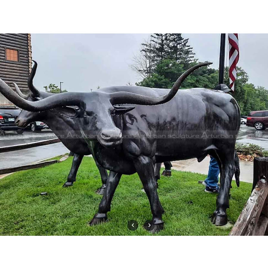 life size longhorn statue - Arturbon Statue