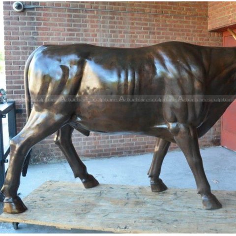 bronze longhorn sculpture - Arturban Statue