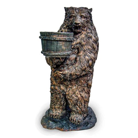 bear flower pot - Arturban Statue