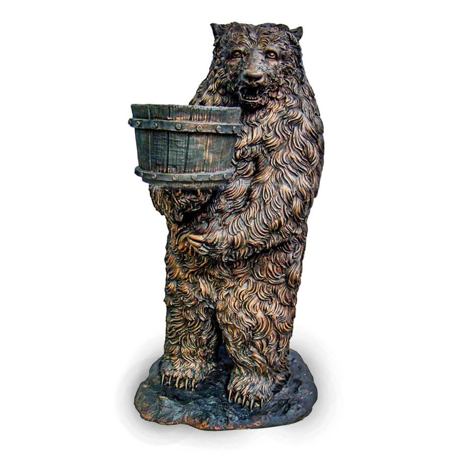 bear flower pot - Arturban Statue