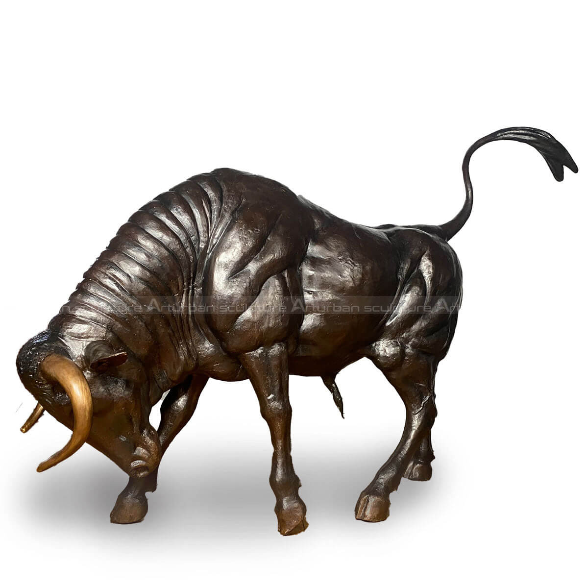 bull metal sculpture - Arturban Statue