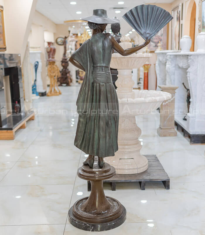 lady with fan statue- Arturban Statue