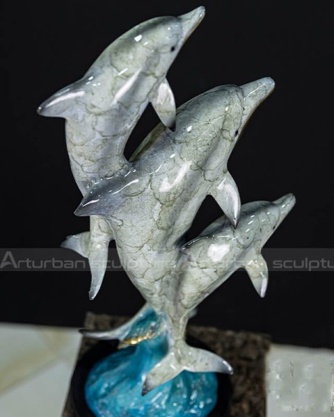 large outdoor dolphin statues - Arturban Statue