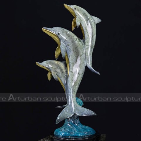 large outdoor dolphin statues - Arturban Statue