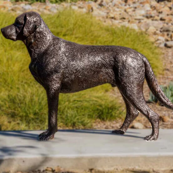 brass dog statue - Arturban Statue
