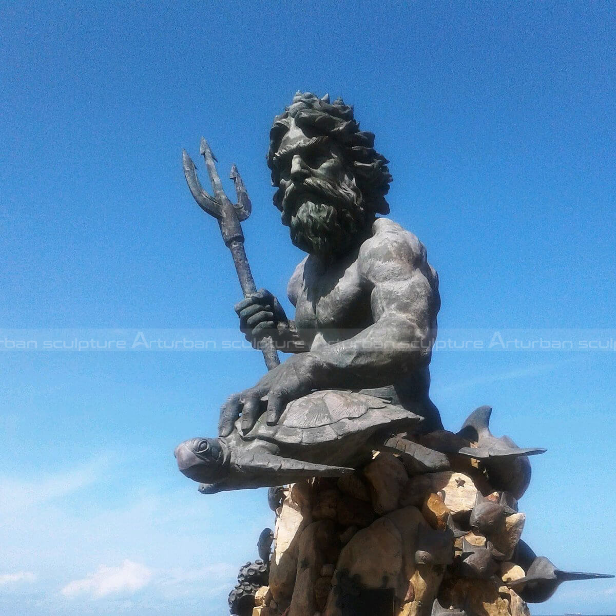 bronze neptune statue- Arturban Statue