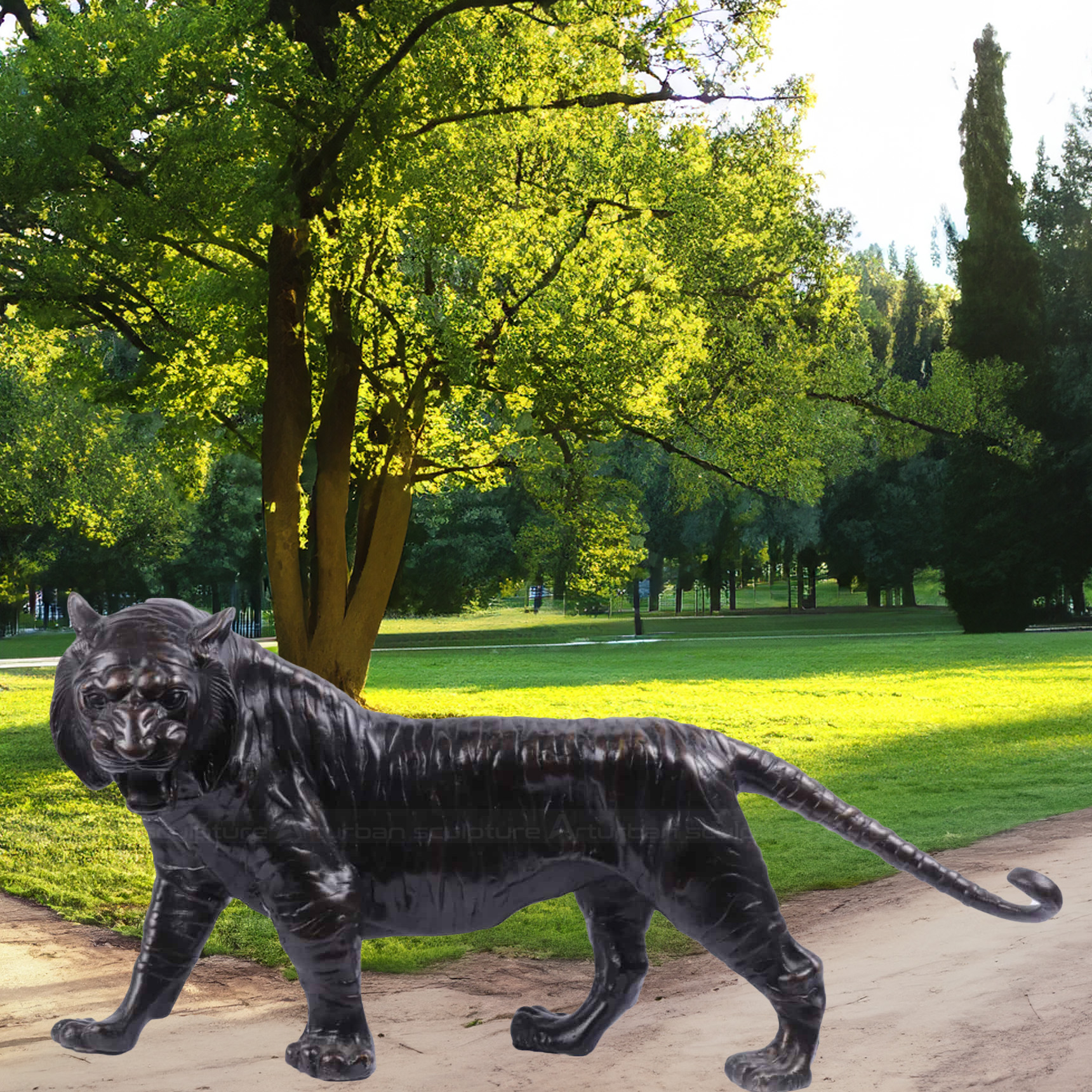 roaring tiger statue- Arturban Statue