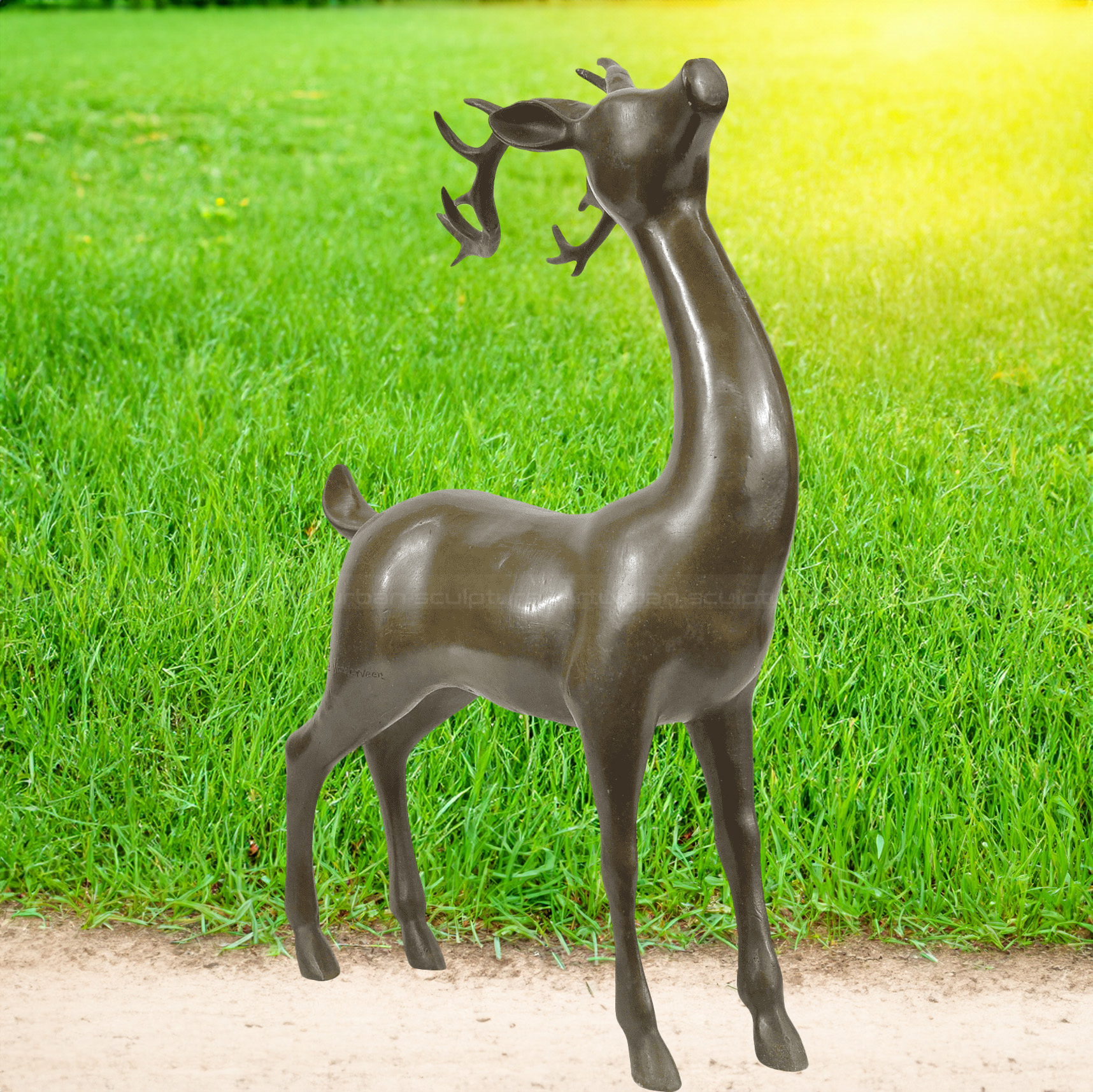 abstract deer sculpture- Arturban Statue