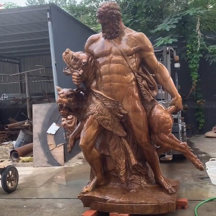 cerberus hercules statue - Arturban Statue