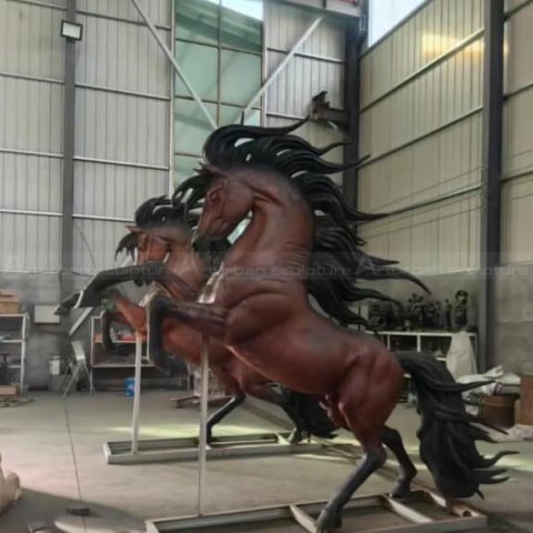 big red horse statue- Arturban Statue