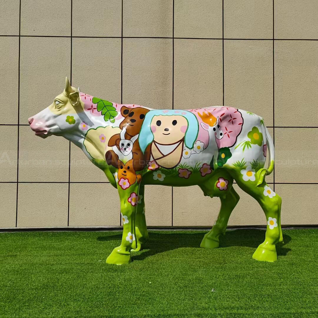 painted cow statue- Arturban Statue