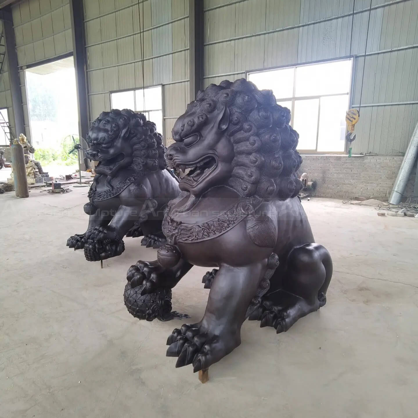 antique foo dog statues- Arturban Statue