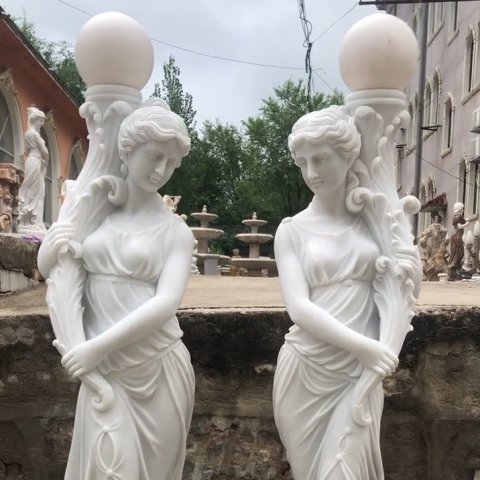 lighted outdoor statues- Arturban Statue