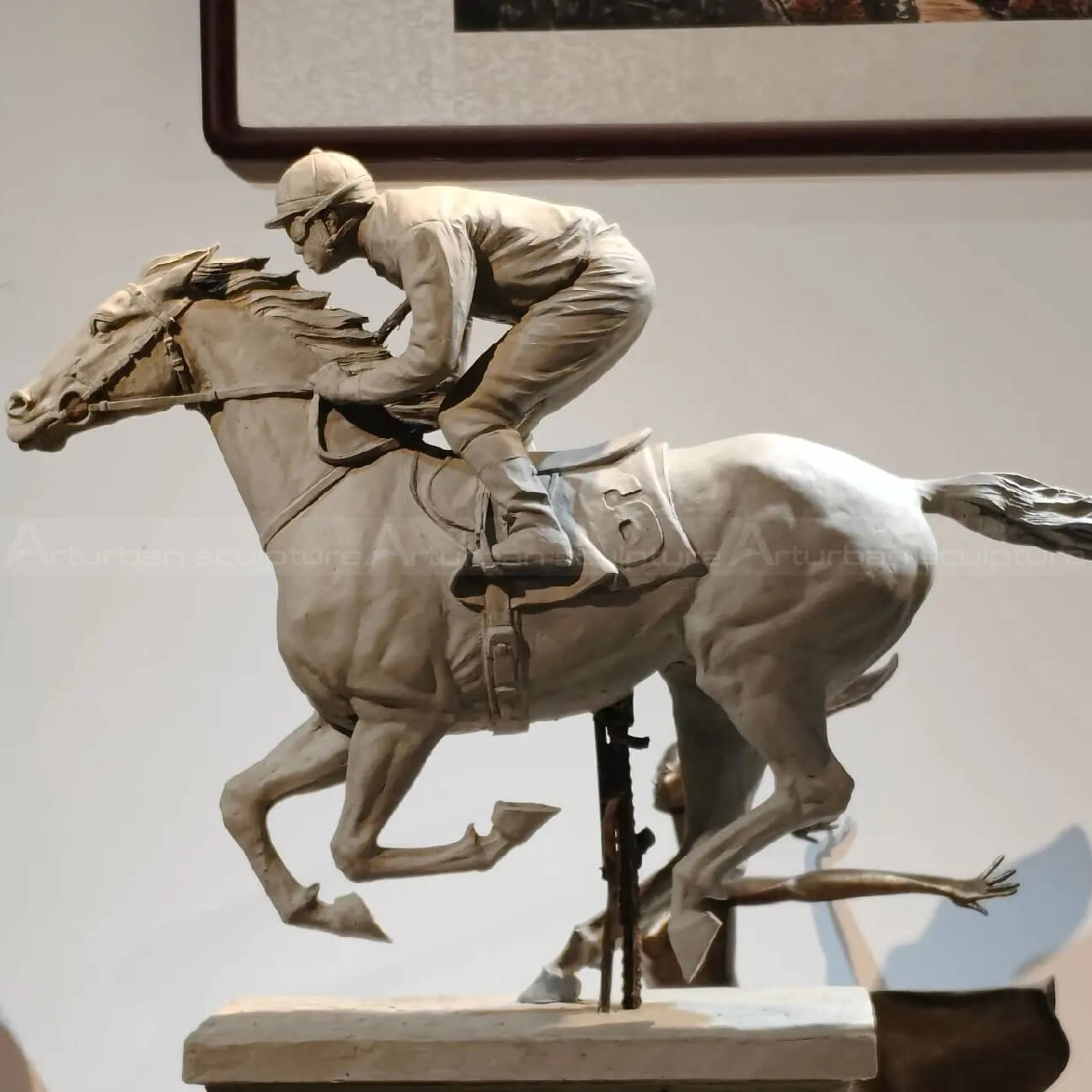 bronze horse racing art statues- Arturban Statue