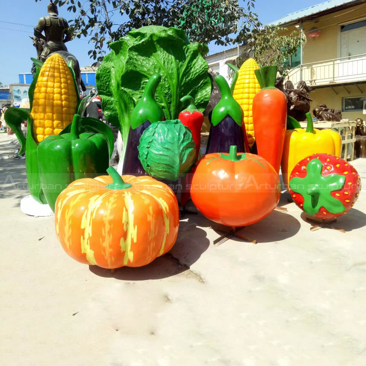 sculpture vegetables- Arturban Statue