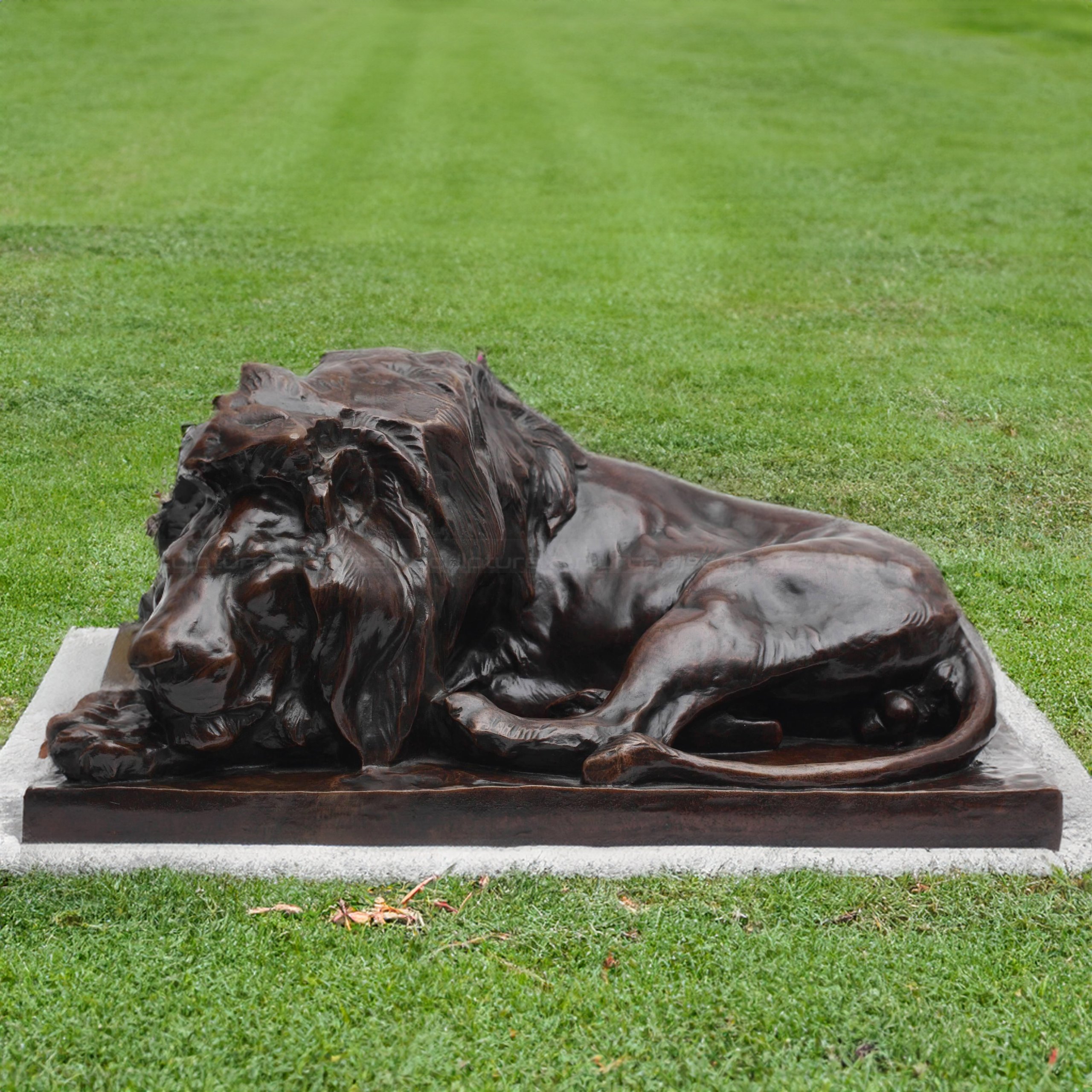 lion statue lying down- Arturban Statue