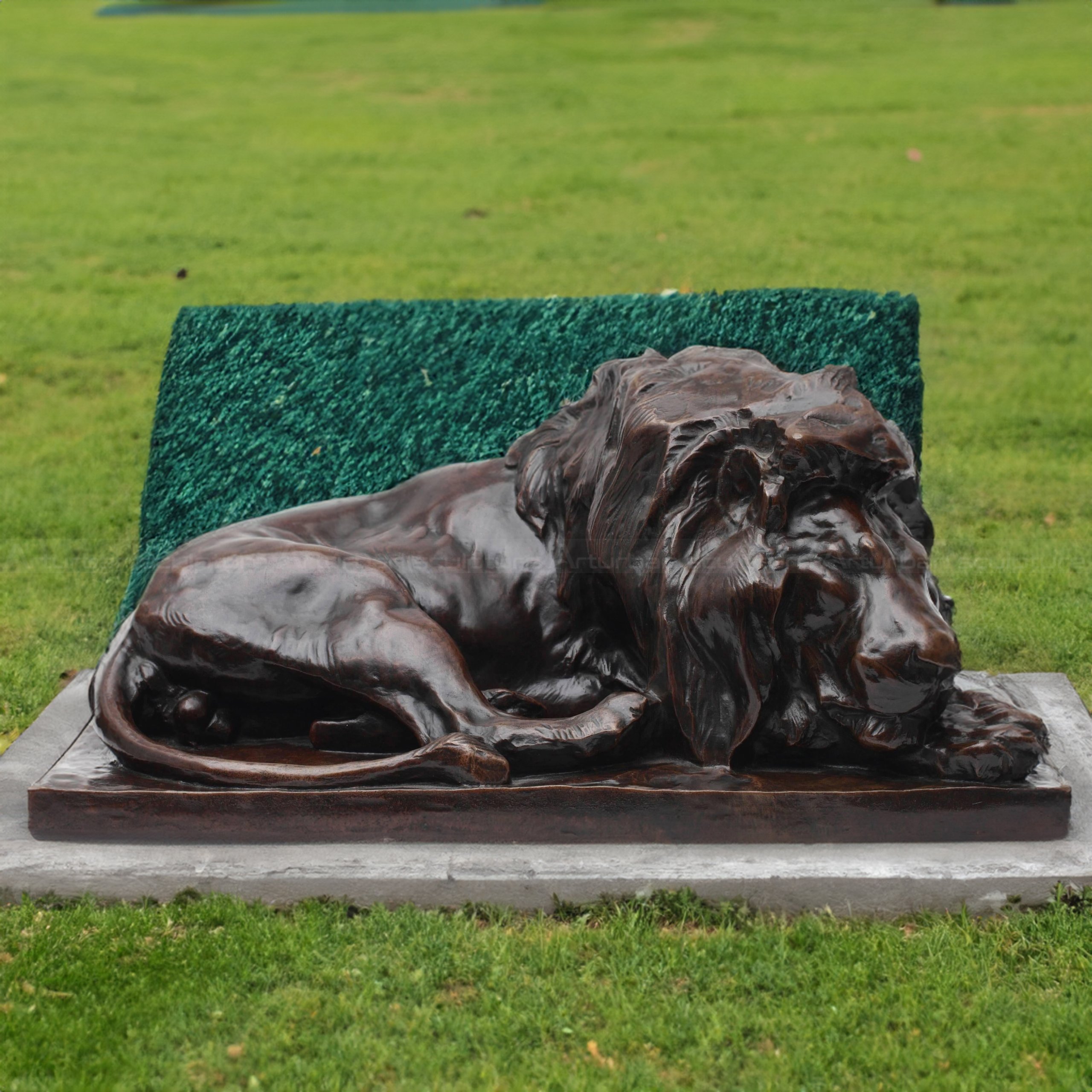 lion statue lying down- Arturban Statue