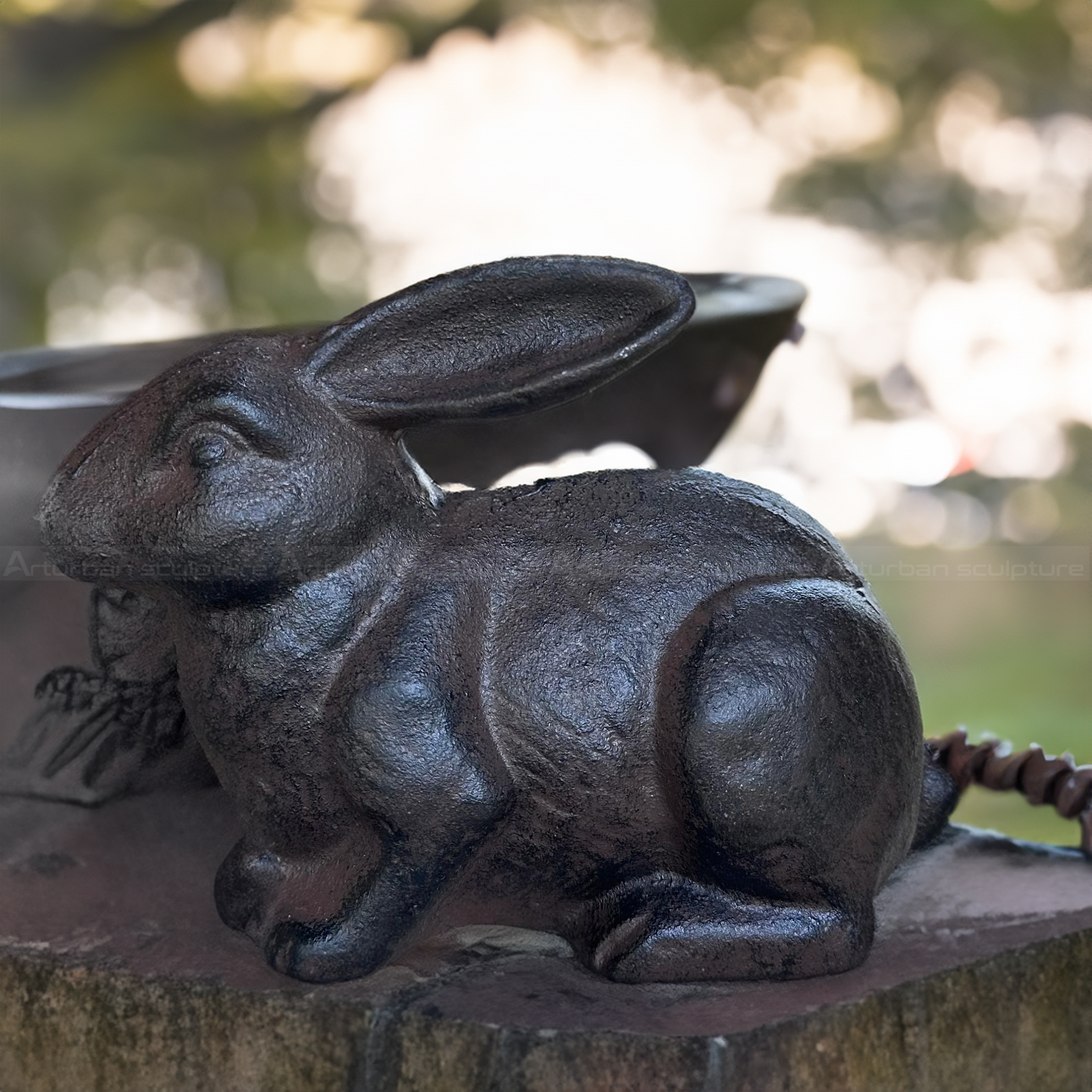 cast iron rabbit statue- Arturban Statue