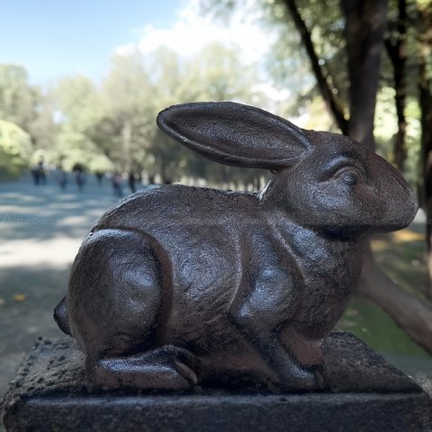 cast iron rabbit statue- Arturban Statue