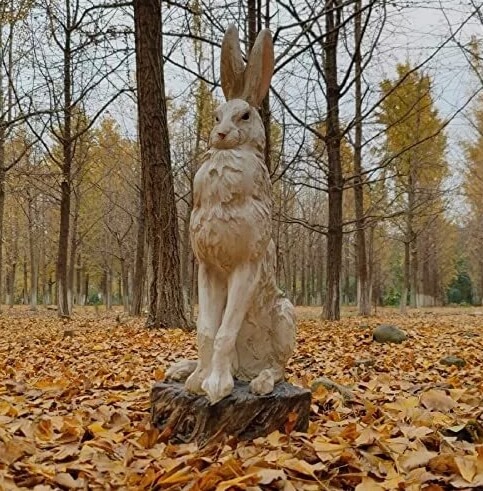 large hare sculpture