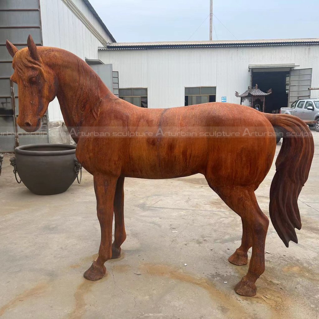iron horse sculpture - Arturban Statue
