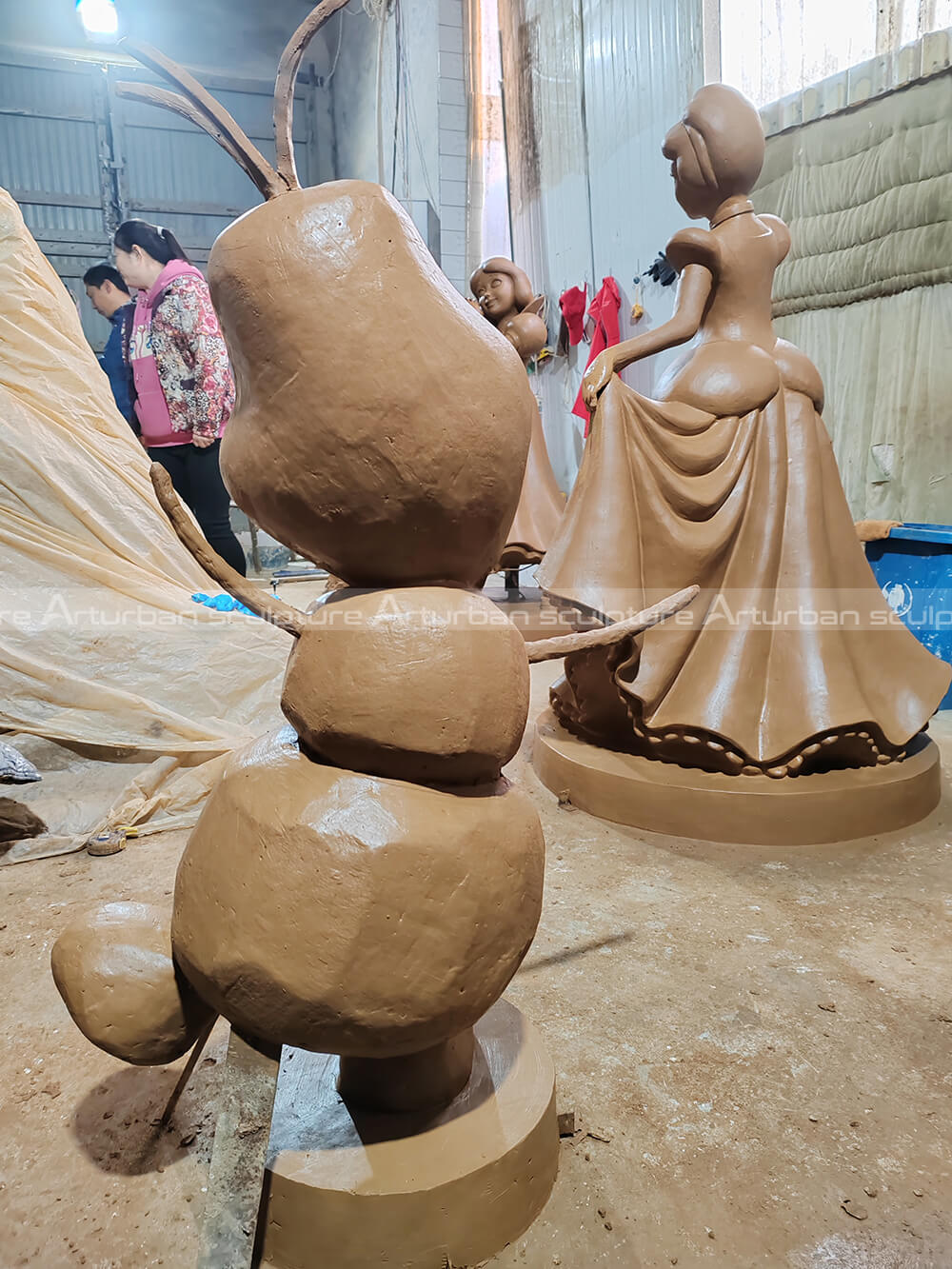 olaf disney sculpture - Arturban Statue