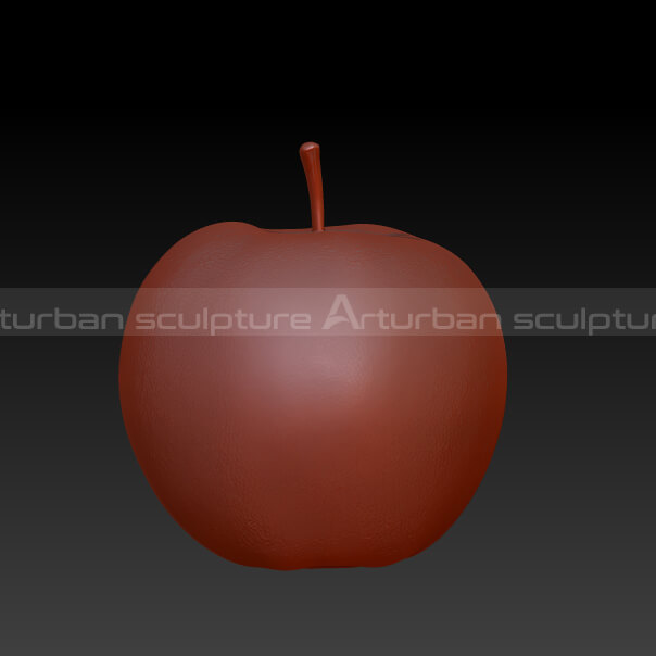 bronze apple sculpture - Arturban Statue
