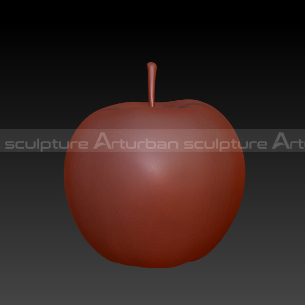 bronze apple sculpture - Arturban Statue