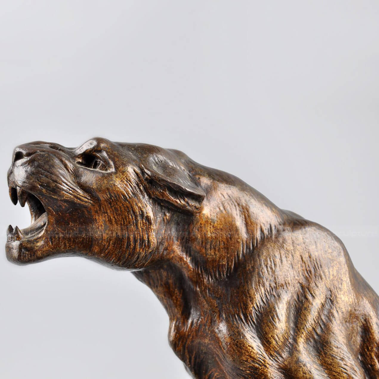 antique bronze tiger statue- Arturban Statue