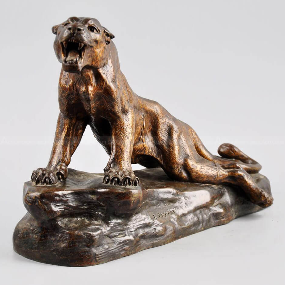 antique bronze tiger statue- Arturban Statue