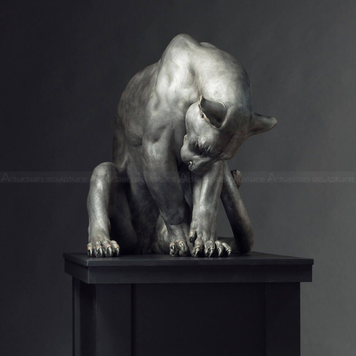 Black Puma Statue - Arturban Statue