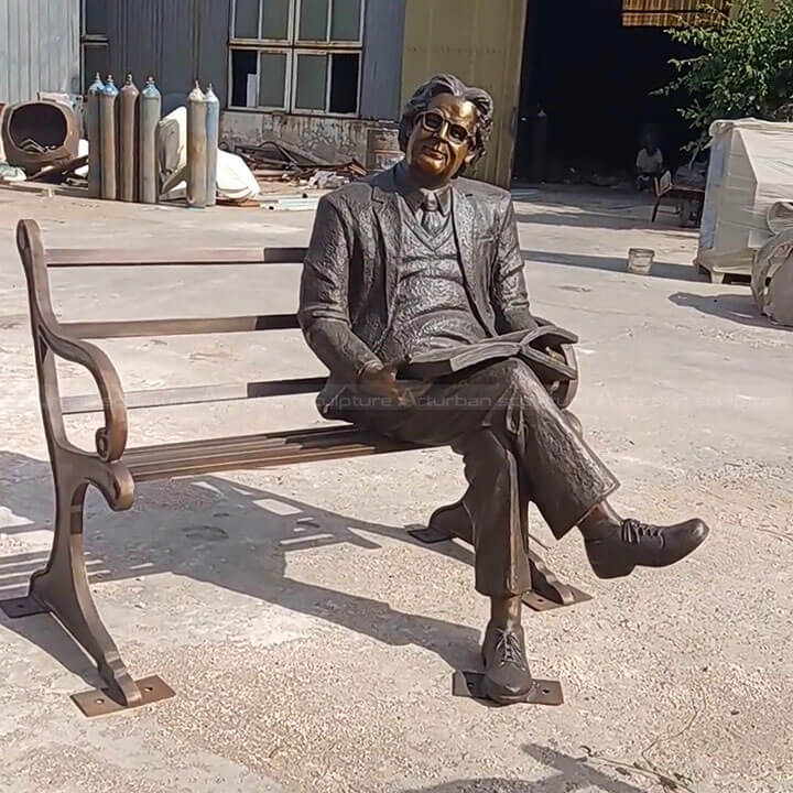 Garden Ornament Man on Bench - Arturban Statue