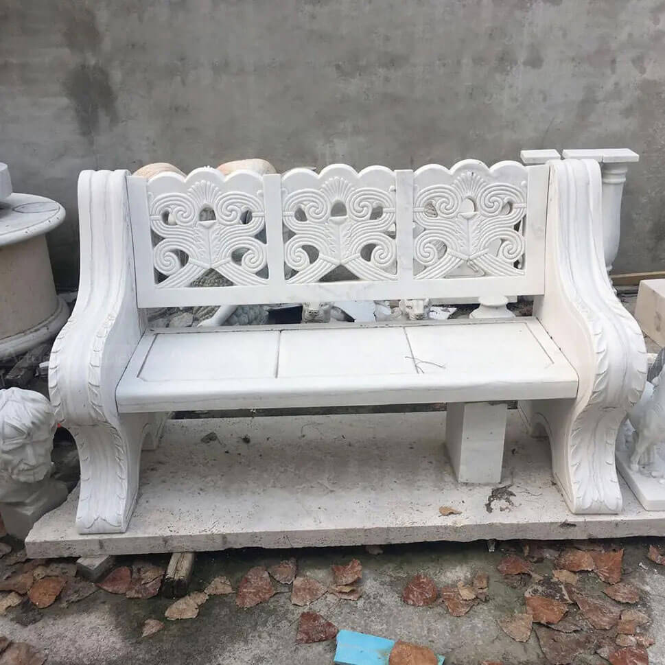 Italian Stone Garden Bench - Arturban Statue