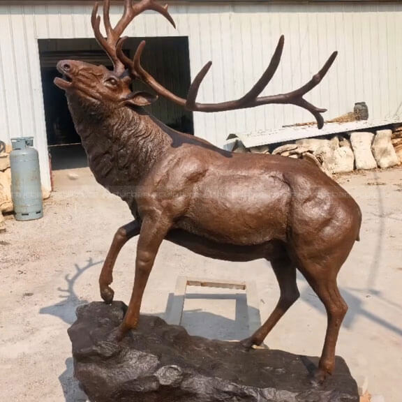 metal elk statue - Arturban Statue