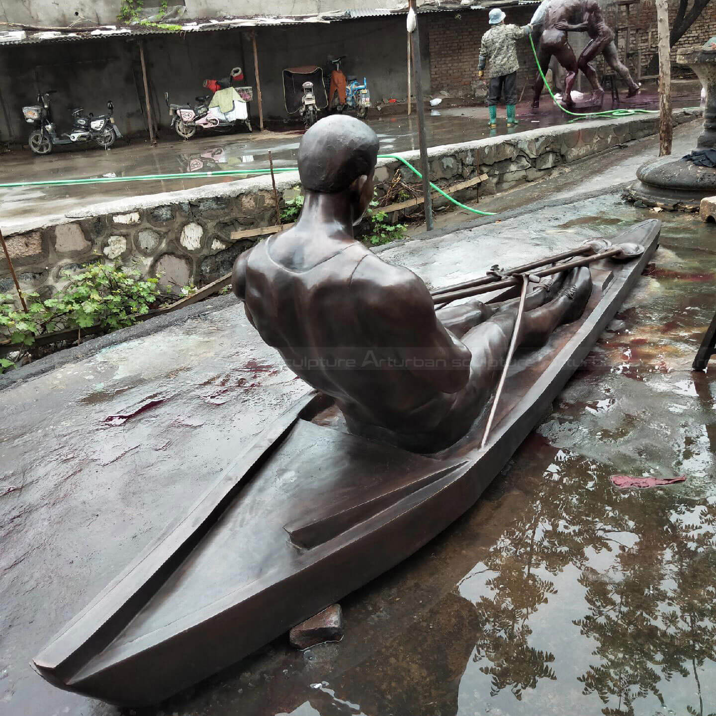 Rowing Statue - Arturban Statue