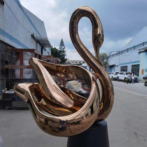 stainless steel swan - Arturban Statue
