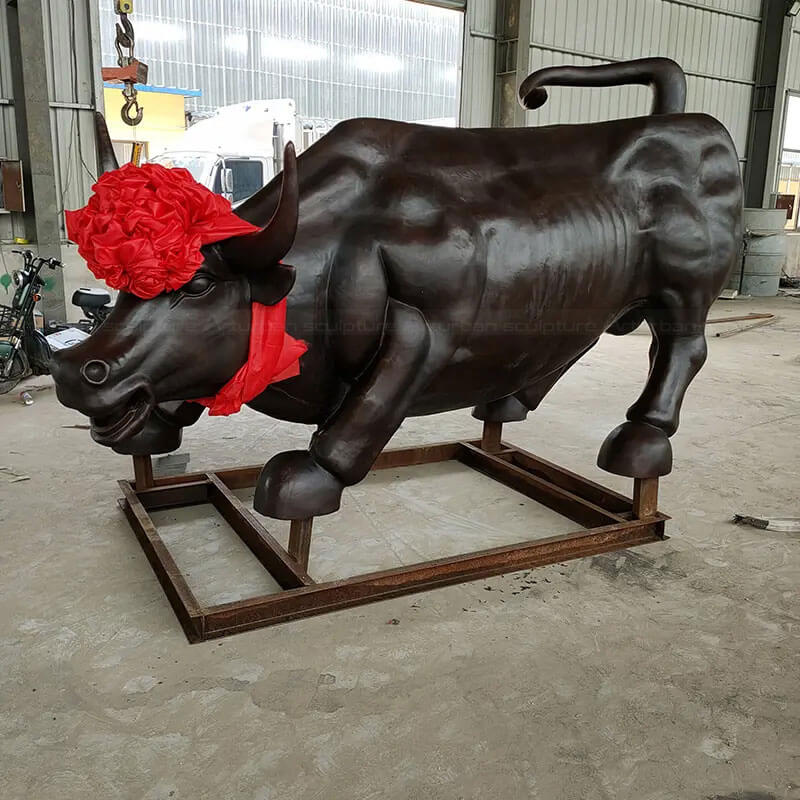 Stock Market Bull Sculpture - Arturban Statue