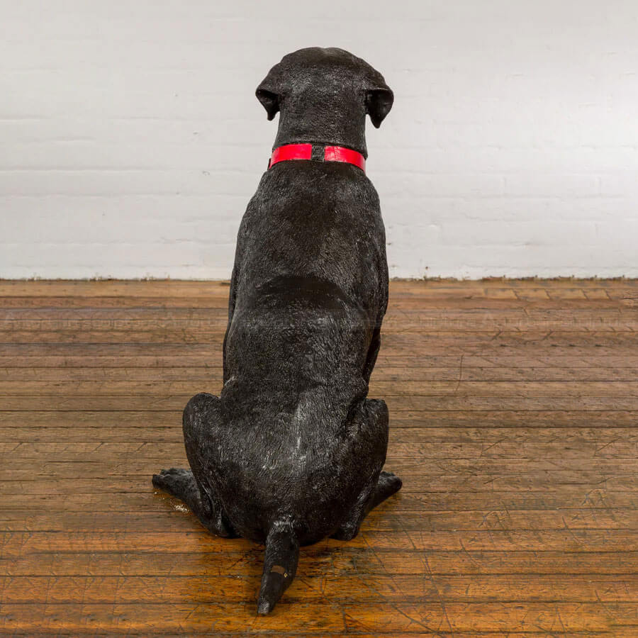 Black Lab Dog Statue - Arturban Statue