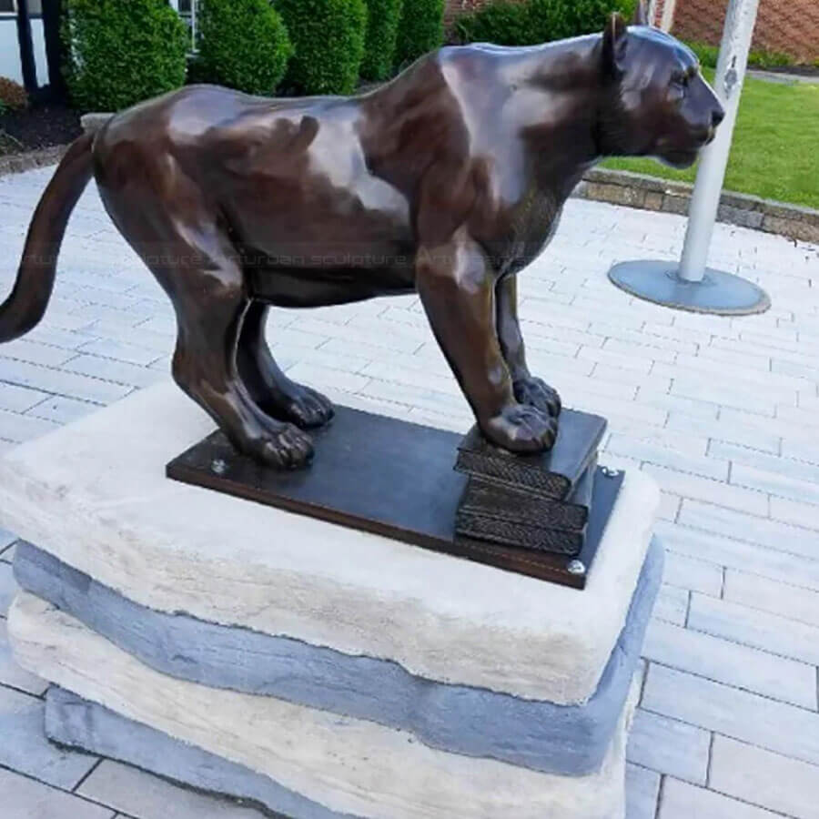 Bronze Cougar Sculpture - Arturban Statue
