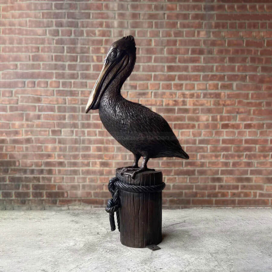 Carved Pelican Statue - Arturban Statue
