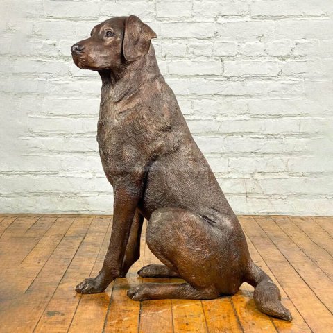 Chocolate Lab Statue - Arturban Statue