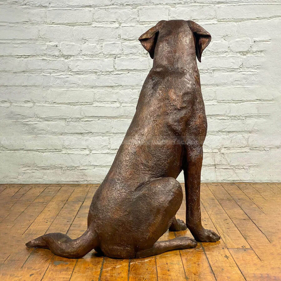 Chocolate Lab Statue - Arturban Statue