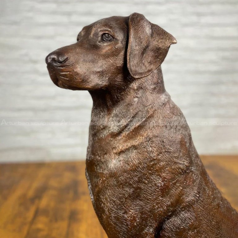Chocolate Lab Statue - Arturban Statue