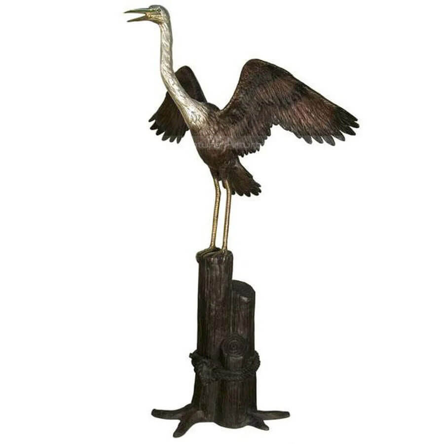 Crane Bird Statue - Arturban Statue