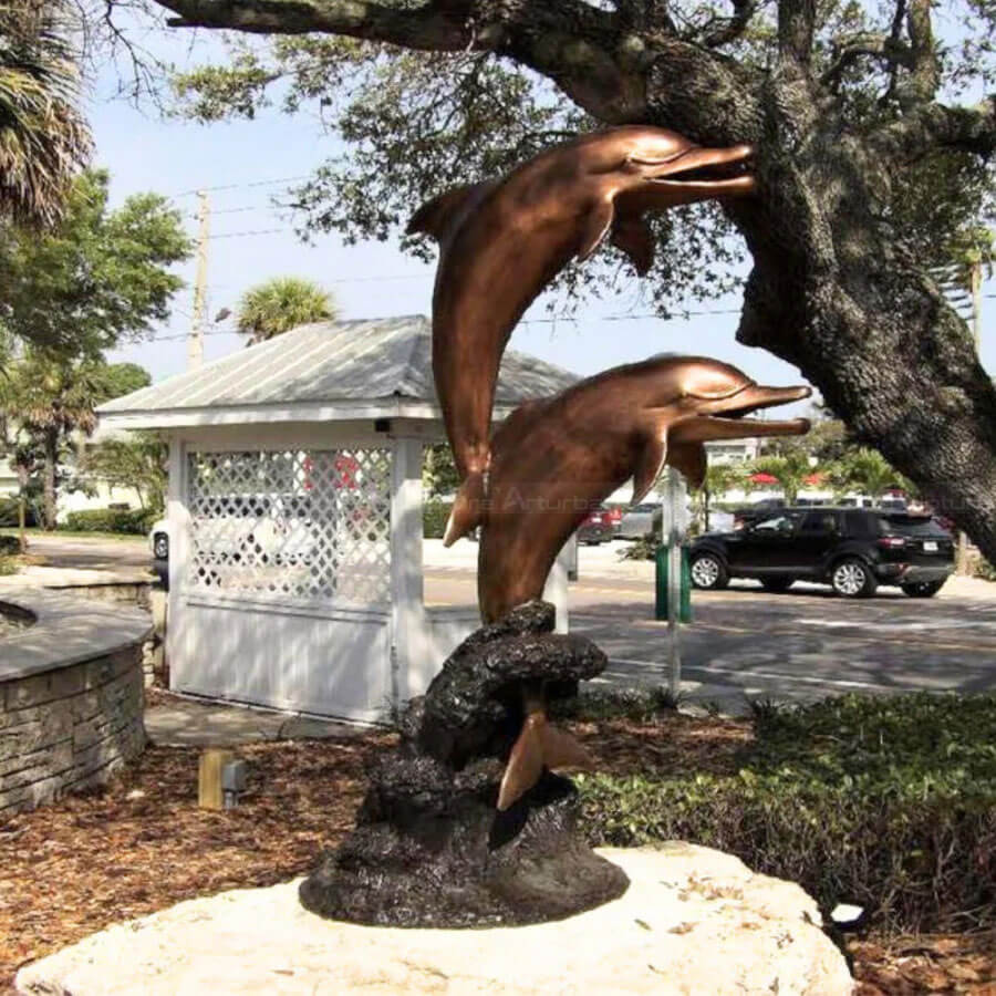 Dolphin Yard Statue - Arturban Statue